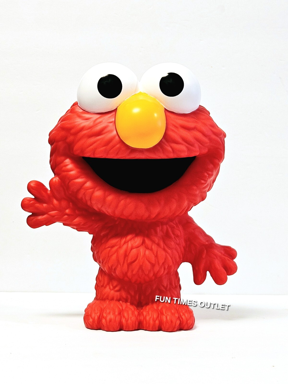 Sesame Street Elmo 9" Coin Piggy Bank Figural PVC Molded Bust Licensed ...