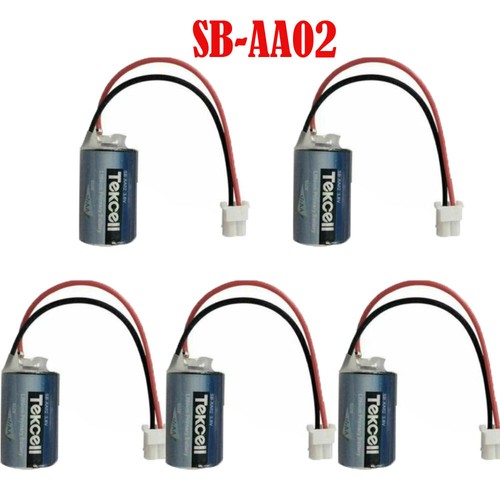 5pcs Tekcell SB-AA02 3.6V Li-on Battery 1/2AA 1200mAh for LS14250 PLC ...