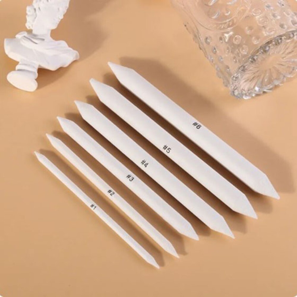 3PCS Moderate Softness and Hardness Paper Eraser Paper Rolling Pen ...