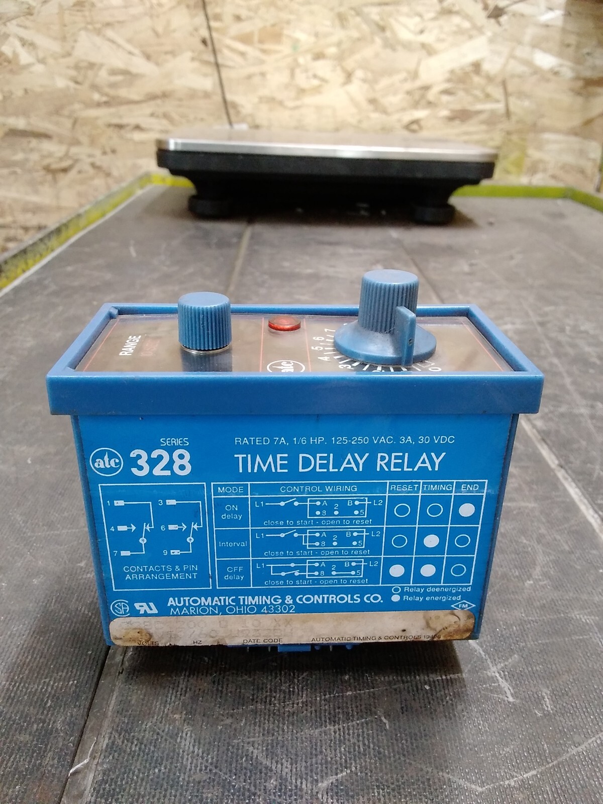 ATC SERIES 328 TIME DELAY RELAY w/ CUS-12 Relay Socket | eBay