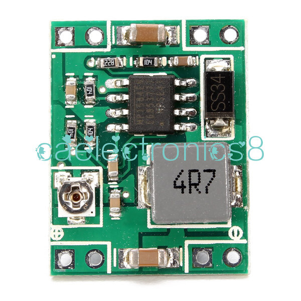 Mini Step Down Power Supply Module DC-DC Converter Input 7V~28V Output ...
