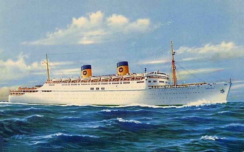 Capt.Thomas Moore SS Mariposa Smoking Pipe Voyage # 5 from friends ...