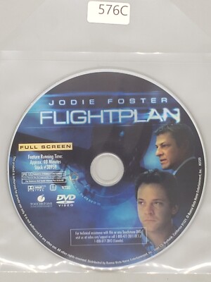 Flightplan (DVD, 2006, Full Frame) Disc Only No Tracking 786936270525| eBay