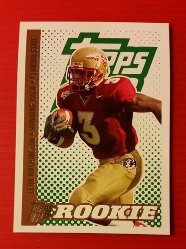 LEON WASHINGTON * RC ROOKIE #118 NEW YORK JETS - FLORIDA STATE * 2006 ...