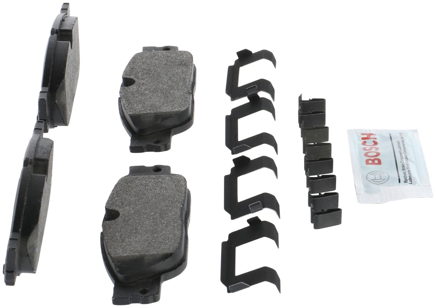 Bosch Blue Semi-Metallic Brake Pads with Hardware Front For 2004-2005 ...