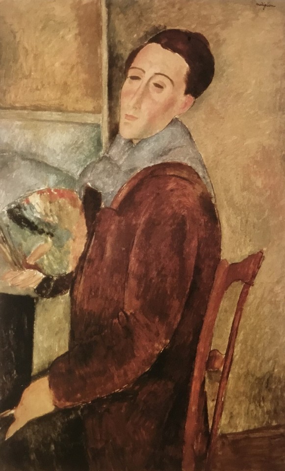 Amedeo Modigliani Self-Portrait Custom Framed Print | eBay