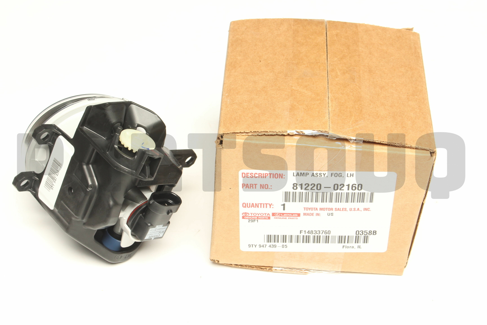 8122002160 Genuine Toyota LAMP ASSY, FOG, LH 81220-02160 | eBay