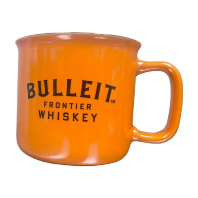 Bulleit Bourbon Orange Frontier Whiskey Ceramic Coffee Cup Mug | eBay