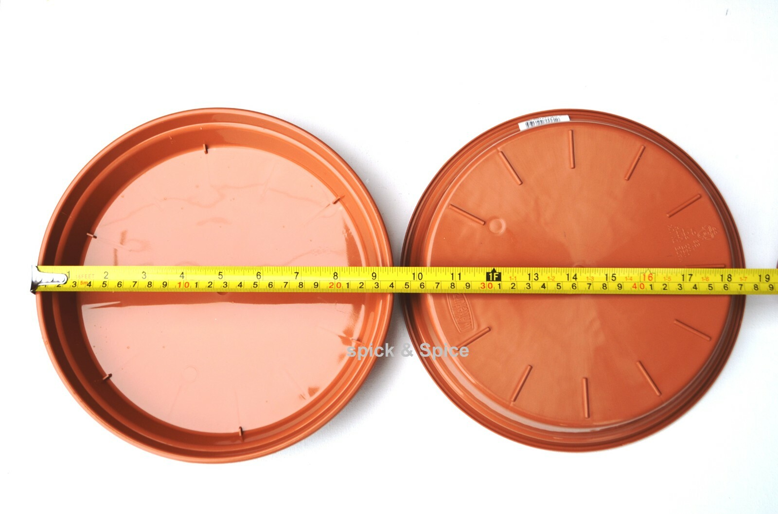 Round Small, Large Plastic Plant Pot Water Tray Base Saucer for 3" 4" 5 ...