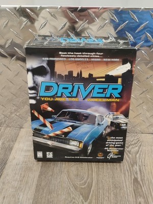 Driver: You Are the Wheelman PC CD-ROM Windows Big Box 1999 Never Used ...