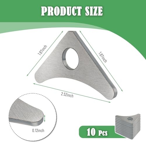 10PCS Triangle Weld on Tabs,Anti-rust Steel Gusset for Welding for ...