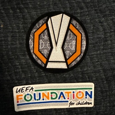 2024 UEFA EUROPA LEAGUE UEFA FOUNDATION FOR CHILDREN PATCHES SET | eBay