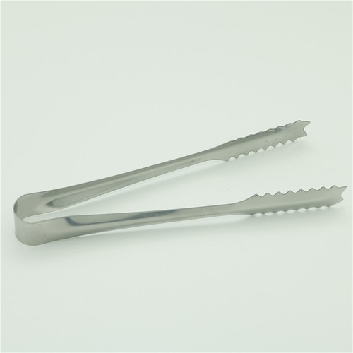 Stainless Steel Barbecue Clip Bread Food Ice Clamp Ice Tong ...