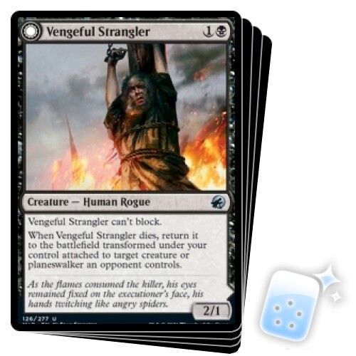 Vengeful Strangler X4 M/NM Magic: The Gathering MTG Innistrad: Midnight ...