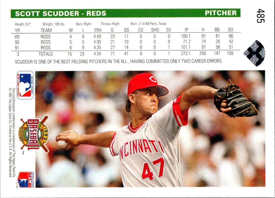 1992 Upper Deck - #485 Scott Scuder | eBay