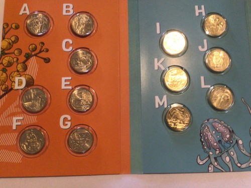 😍😍 2022 GREAT AUSSIE COIN HUNT 3 -Full Set Of 26 $1 Coins (A-Z) With ...