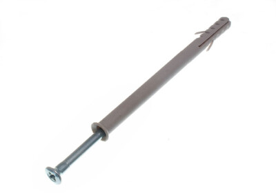 40 X Nylon Marteau En Cadre Fixations Cheville Masonry Prises & ; Vis ...