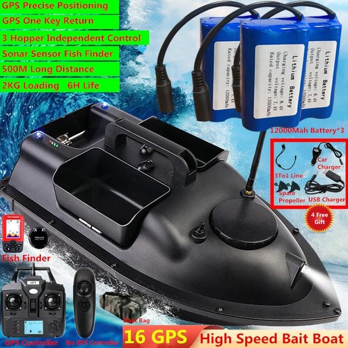 Intelligent Fishing Boat Bait LCD Screen Fish Finder Remote Control ...