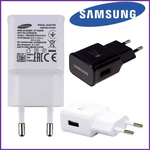 Samsung 2-Pin Phone Charger for Europe, France, Germany, Spain, Turkiye ...
