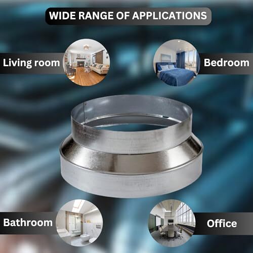 5" X 4" Duct Reducer & Increaser non-crimped single wall galvanized ...