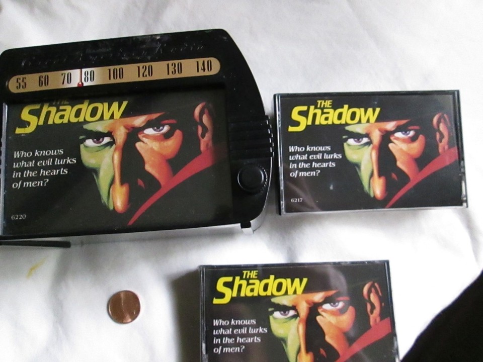 THE SHADOW Radio broadcast on audio cassettes (set of 4) ~Packaged in ...