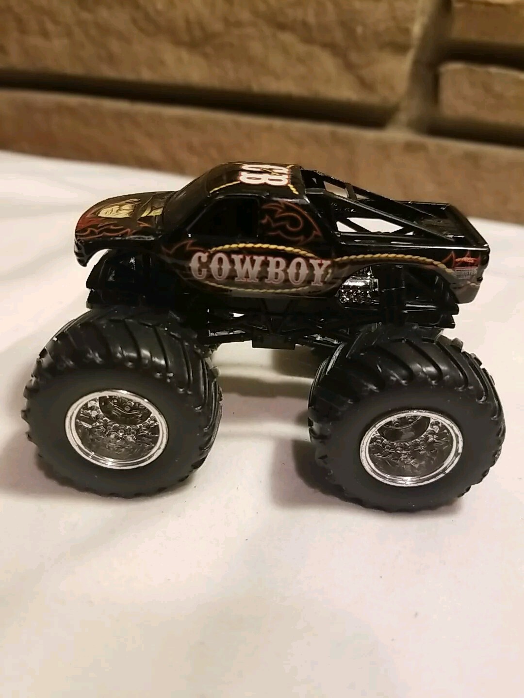 HOT WHEELS MONSTER JAM 1/64 DIE-CAST COWBOY MONSTER TRUCK MATTEL | eBay