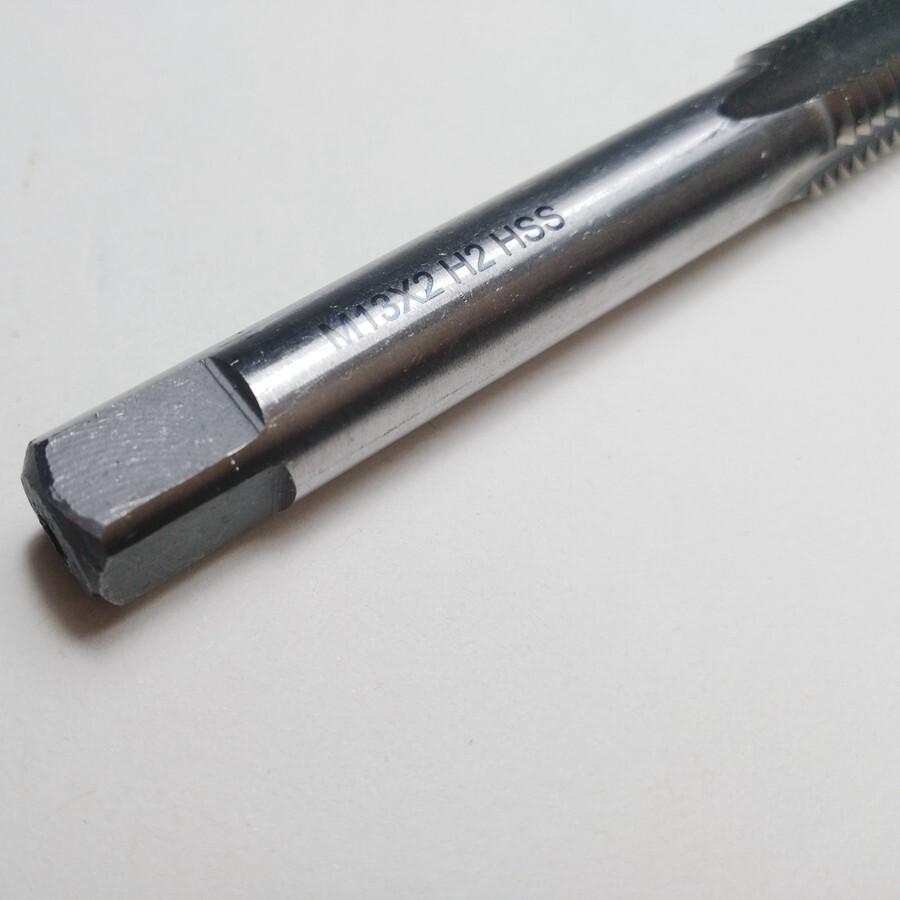 HSS 13mm x 2.0 Metric Tap Right Hand Thread M13 x 2mm Pitch US Stock ...