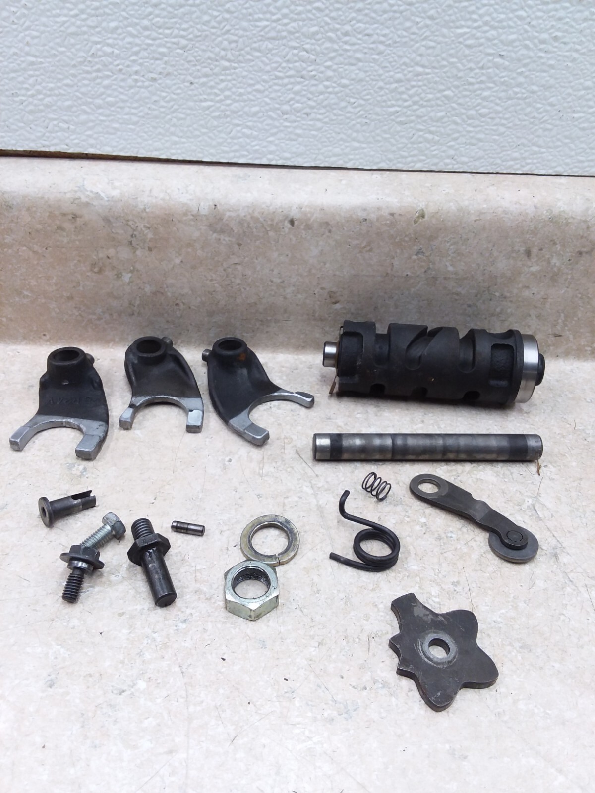 Honda 100 XR XR100 Engine Gear Shift Forks Drum Lot 1981 ANX-C | eBay