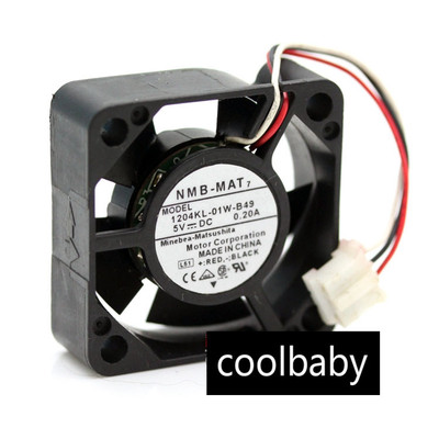 1pc NMB-MAT7 1204KL-01W-B49 fan 30*30*10mm 5V 0.20A 3CM 3pin | eBay
