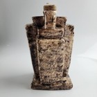 Empty Liquor Bottle Decanter Aztec Mayan God Brown Ceramic Mexico ...