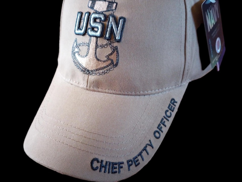 U.S NAVY CHIEF PETTY OFFICER HAT NAVY COYOTE BROWN BASEBALL CAP | eBay