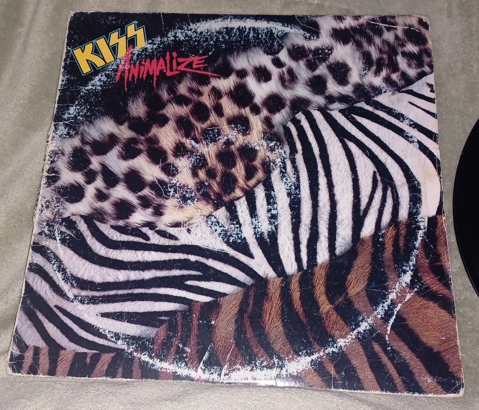 Kiss Animalize LP/Record/Album/Vinyl/12 1984 Mercury 422-822 495-1 Gene ...