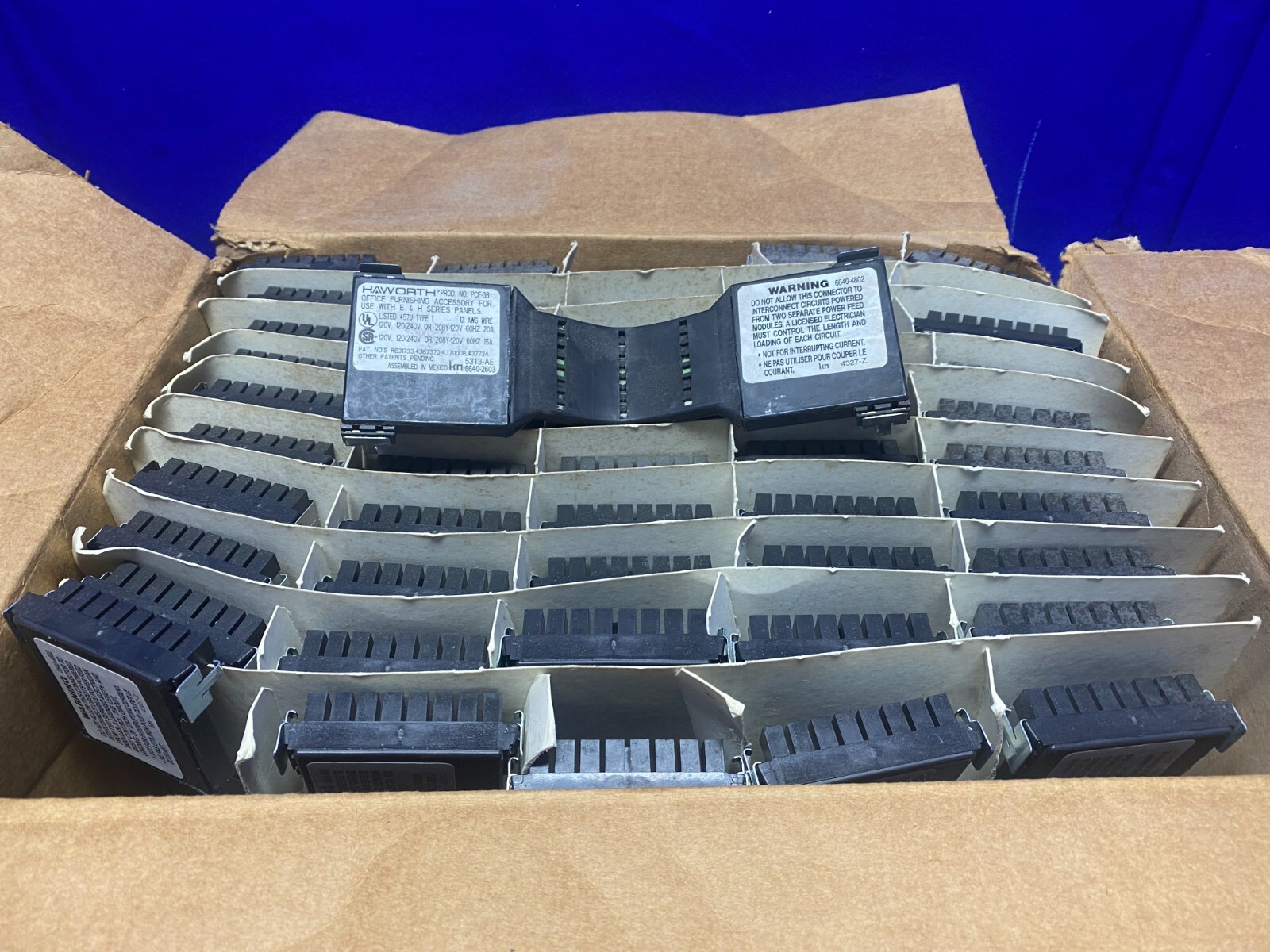 50X Haworth PCF-3B Flexible Electrical Connector for E & H Series ...