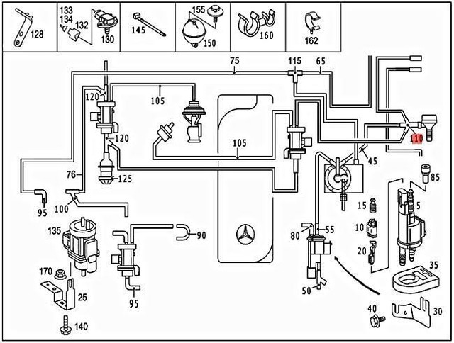 Genuine Mercedes-Benz Branch-off Fitting 6010780445 OEM for sale online ...