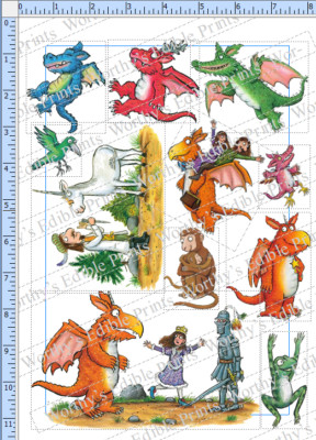 Zog Printed Cake/ Cupcake Topper Edible Icing | eBay UK