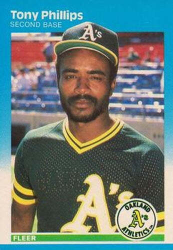 #402 Tony Phillips - Oakland Athletics - 1987 Fleer Baseball | eBay