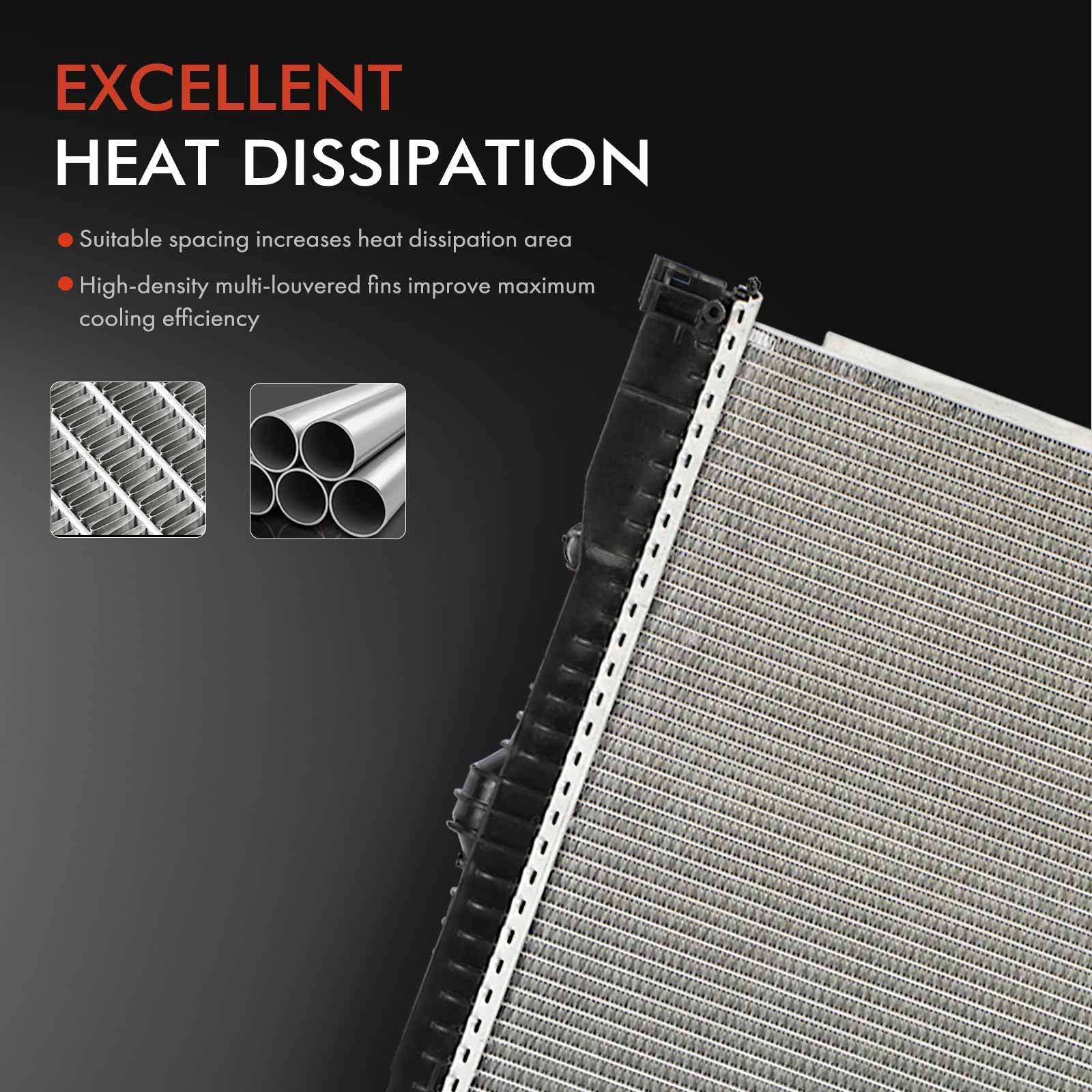 Engine Cooling Radiator for BMW X5 X6 X7 F95 G05 F96 G06 G07 2019-On ...