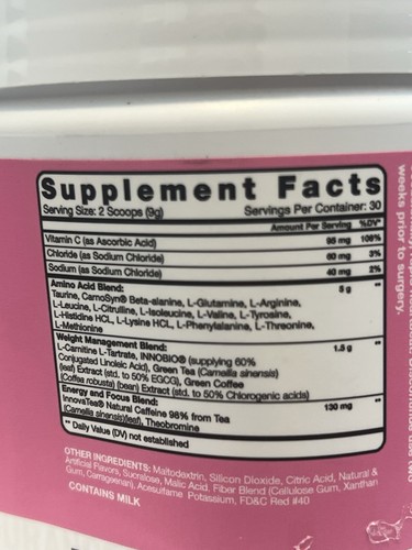 RSP Nutrition-Aminolean Pink Lemonade -1 Each-9.52Oz | eBay