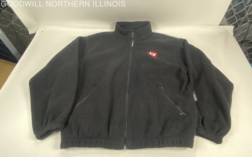VTG Ty Turfer Sportswear Polartec Black Full Zip Fleece Style Jacket ...