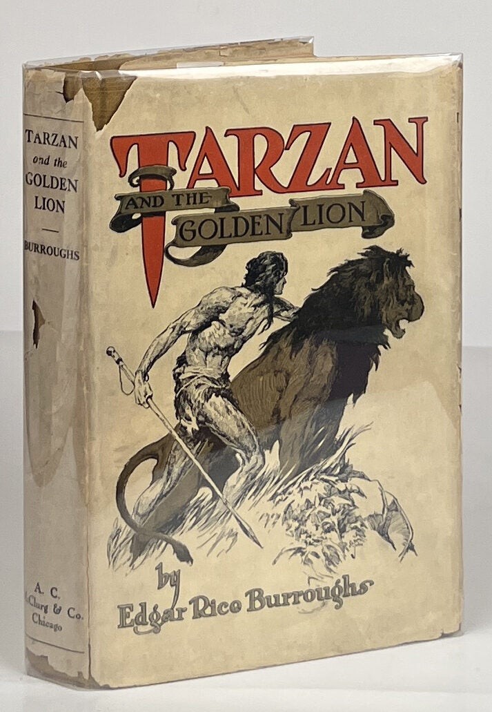 Edgar Rice Burroughs / Tarzan and the Golden Lion 1st Edition 1923 | eBay