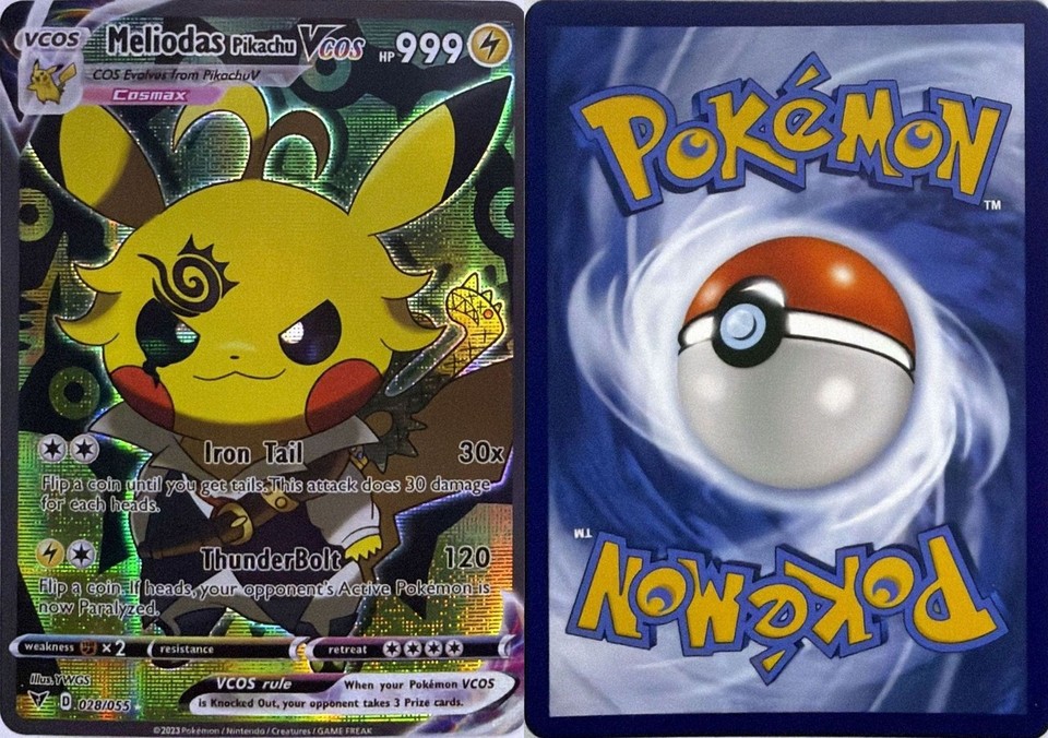 Meliodas Pikachu Seven Deadly Sins Cosplay Pokemon TCG YWGS Custom Fan ...