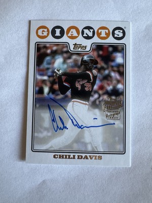 2023 Topps Archives - 2008 Fan Favorite Autographs Chili Davis #08FF-CD ...