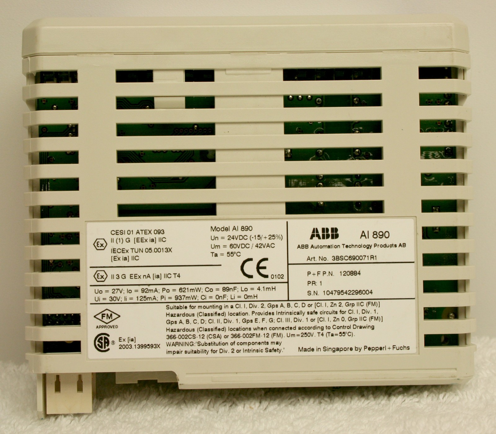 ABB AI 890 Analog Input Module AI890 3BSC690071R1 *XLNT* | eBay