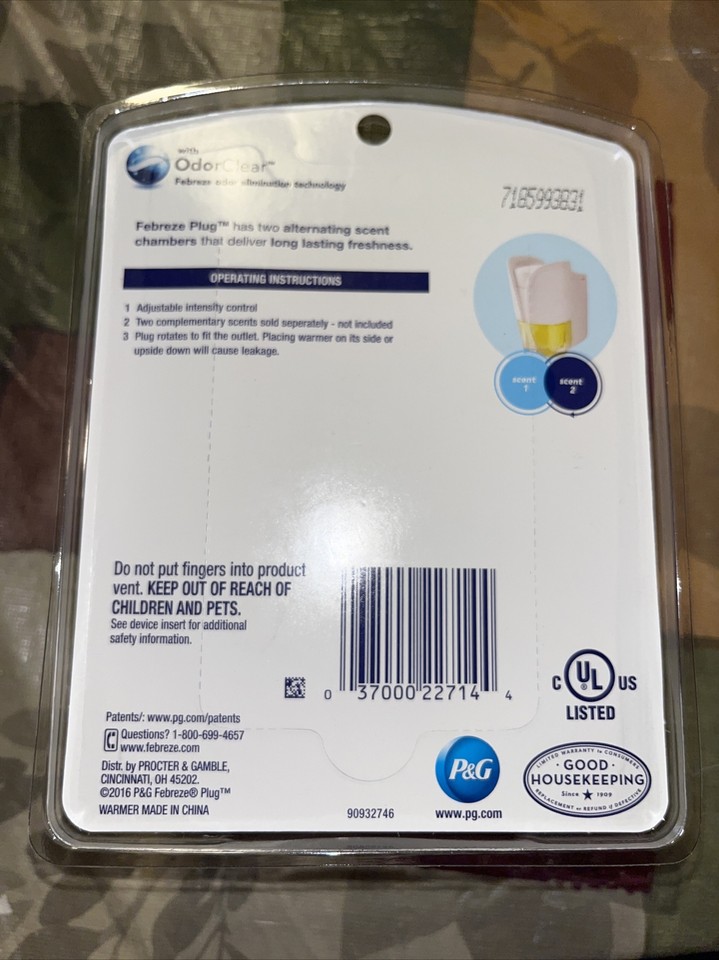 NEW Febreze Alternating Scented Oil Warmer Wall Plug In | eBay