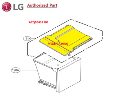 LG Genuine Freezer Cover Tray Assembly ACQ88632101 | eBay Australia
