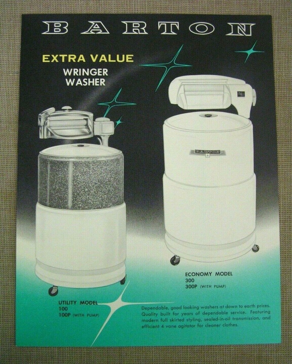 Wringer Washer 1950 Vintage Wringer Washing Machine & Spin Dryer