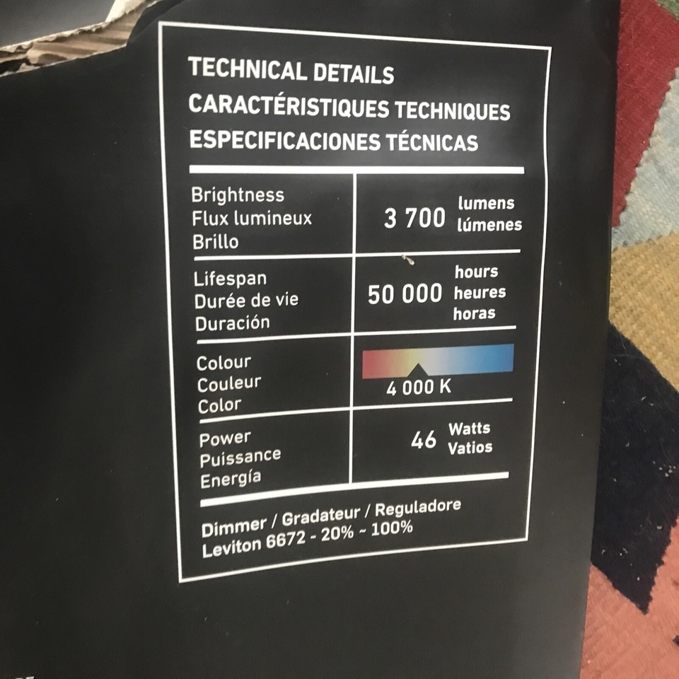 Artika Skylight Ultra Thin LED Panel Light 3700 Lumens 846979027866| eBay