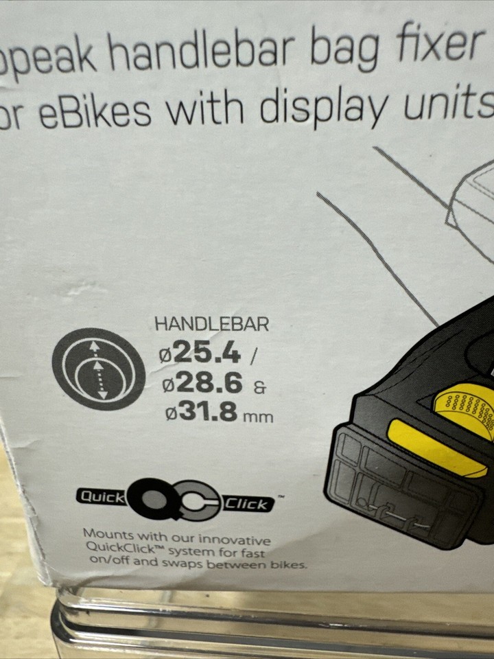 Topeak Fixer 8e Handlebar Bag Fixer For E-Bikes With Display Units ...