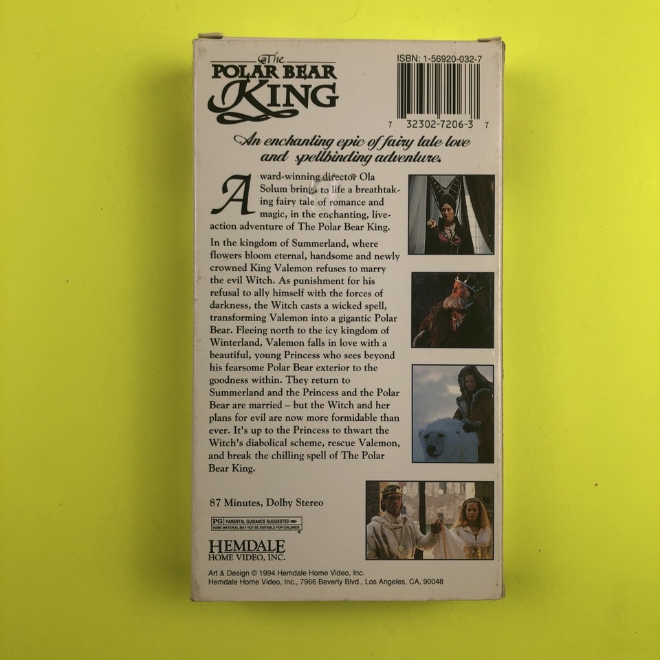 The Polar Bear King (VHS, 1994, Standard Version)-028 | eBay