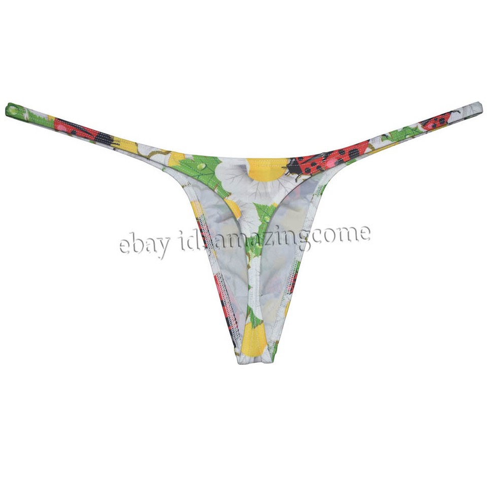 Lot Men's G String Thong Micro Cut Diamond Back Underwear Slim Curved ...